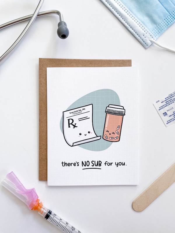 You Are Indispensable Funny Medical Greeting Card, Thank You Card ...