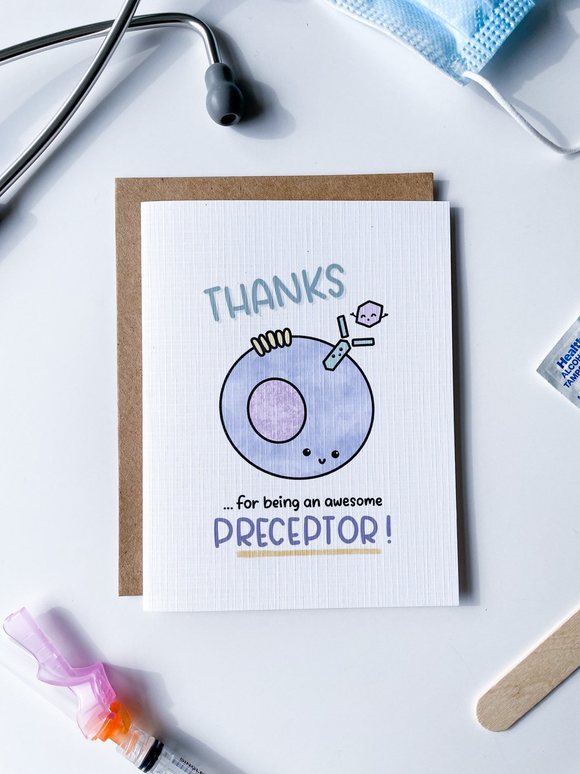 Thanks for Being an Awesome Preceptor Thank You Card - Etsy
