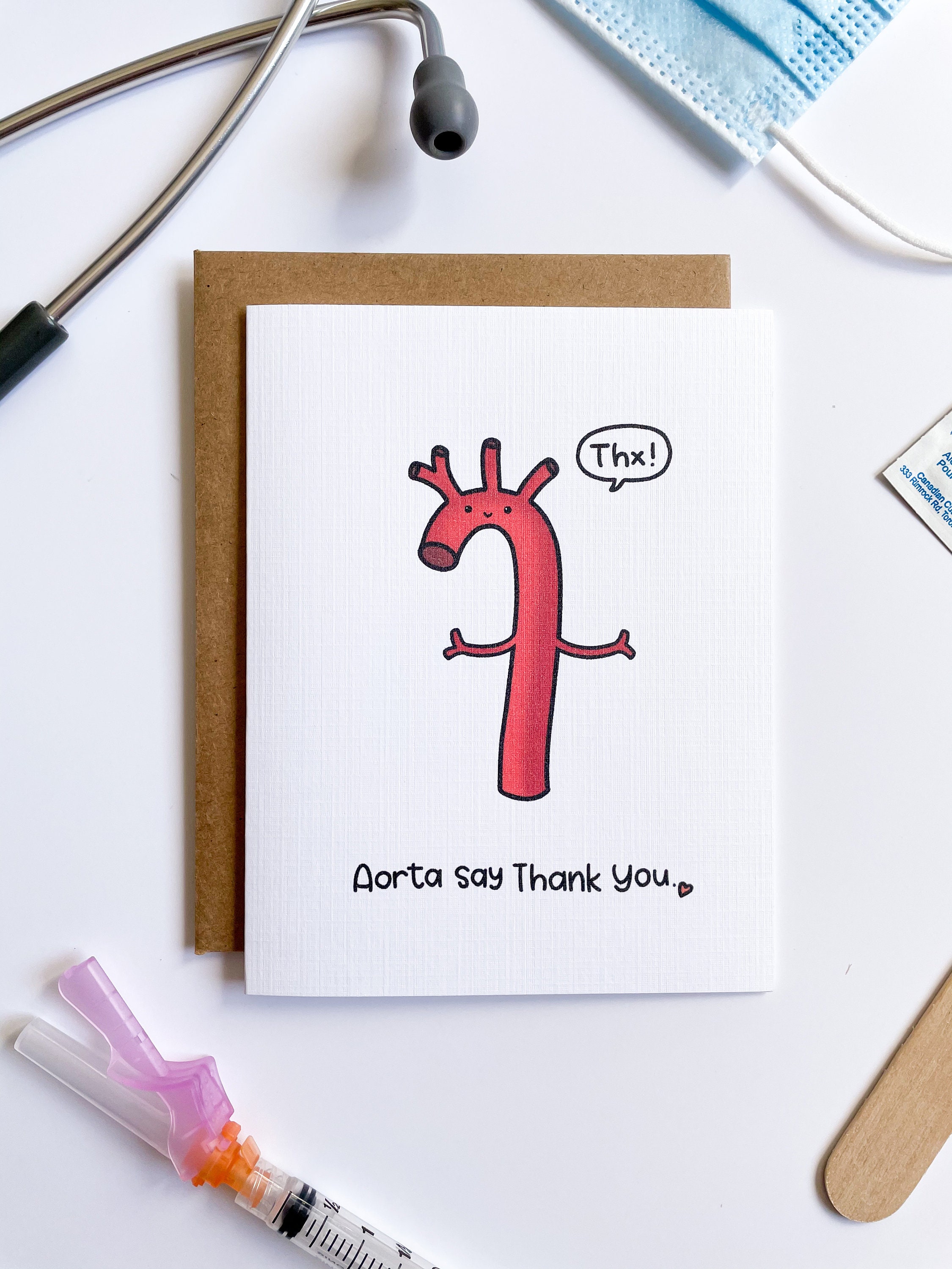 Aorta Say Thank You - Etsy UK
