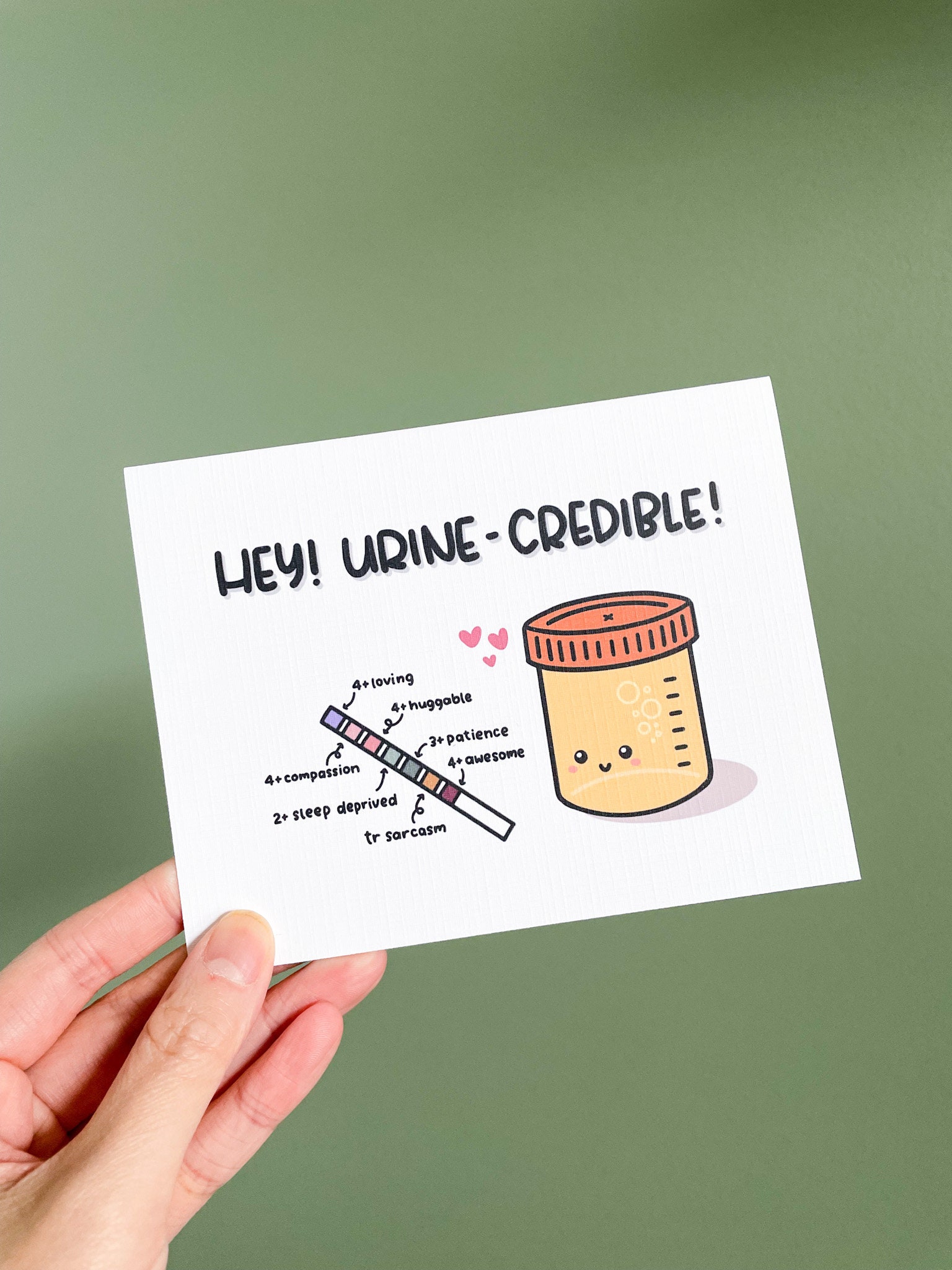 Urine Credible Thank You Card Doctor Nurse Mother's - Etsy Canada