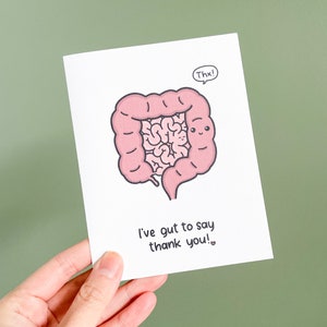 I've Gut to Say Thank You - Thank You Card, Doctor, Nurse ...