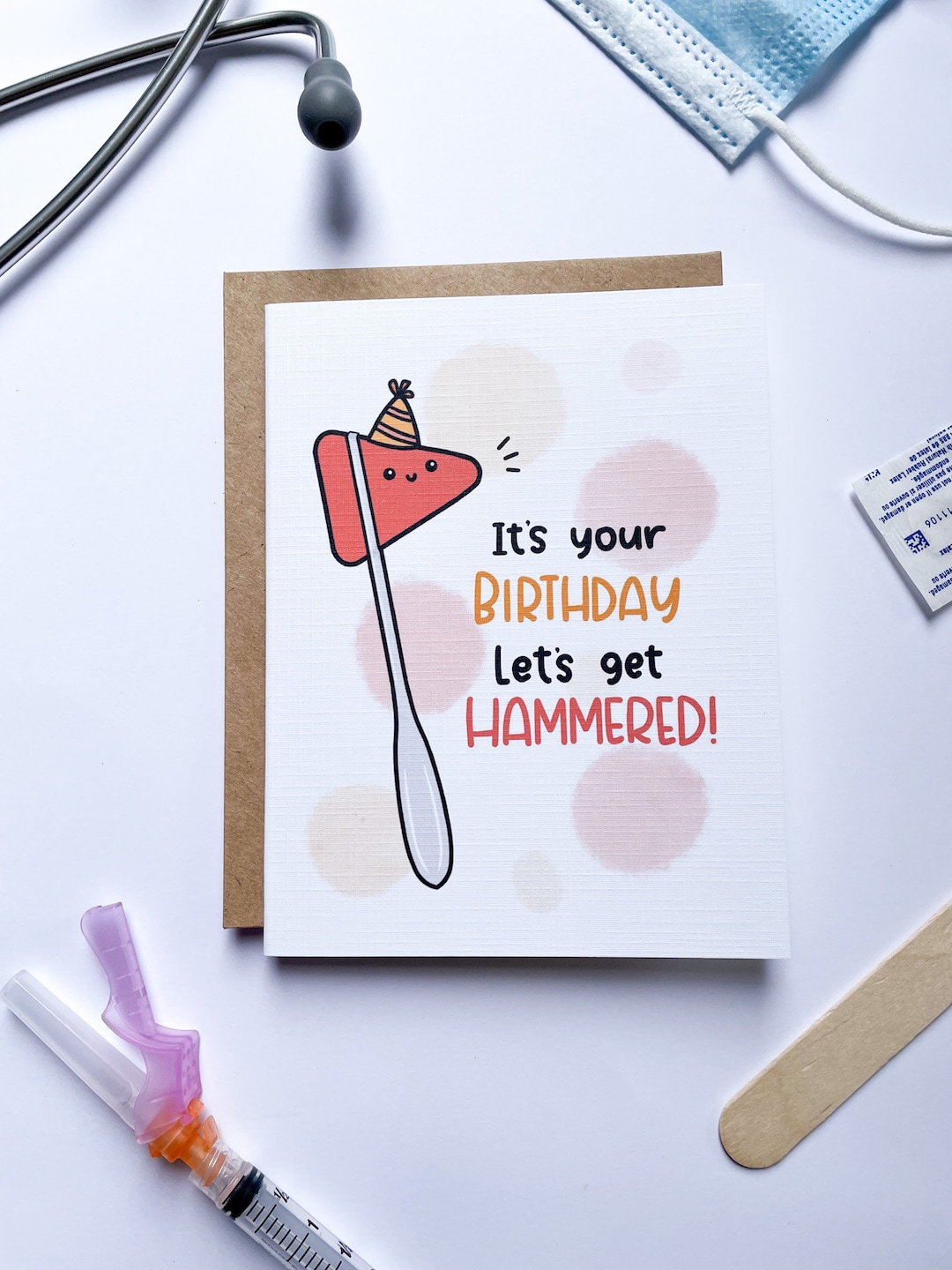Let's Get Hammered - Neurologist, Neurosurgery, Birthday Card, Medical ...