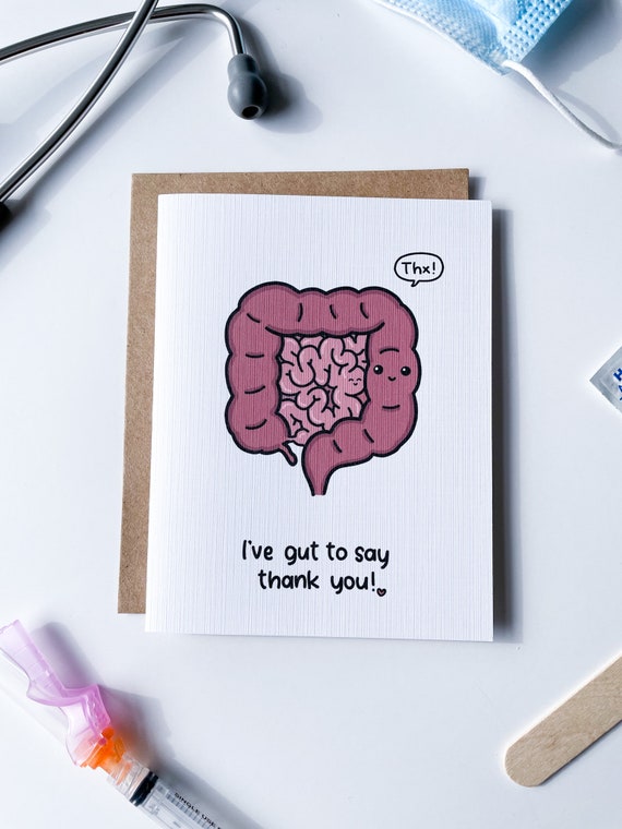I've Gut to Say Thank You Thank You Card Doctor Nurse | Etsy Canada
