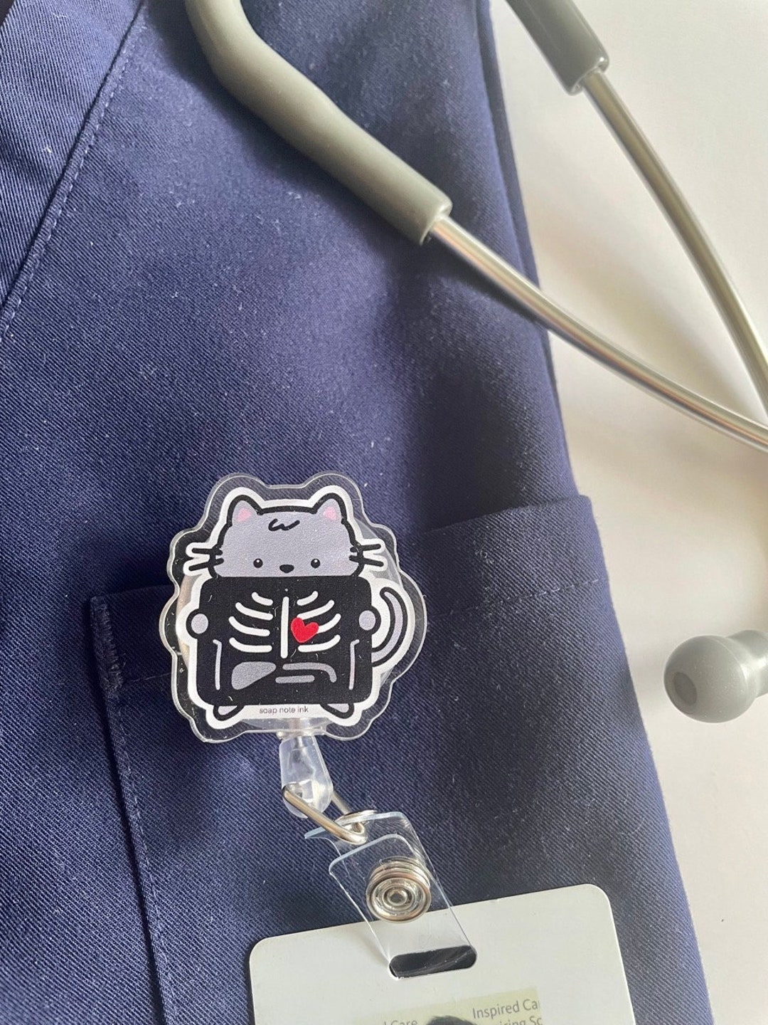 Cat Scan Badge Reel - Medical, Doctor, Nurse, Radiologist, Rad Tech ...