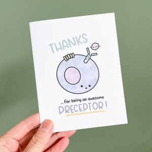Thanks for Being an Awesome Preceptor - Thank You Card, Educator ...