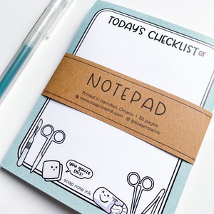 Surgical Checklist Notepad - Surgeon, Nurse, Dentist, Veterinary ...