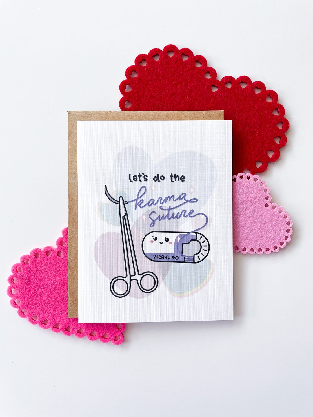 Let's Do the Karma Suture; Surgeon, Doctor, Nurse Funny Valentine's Day ...