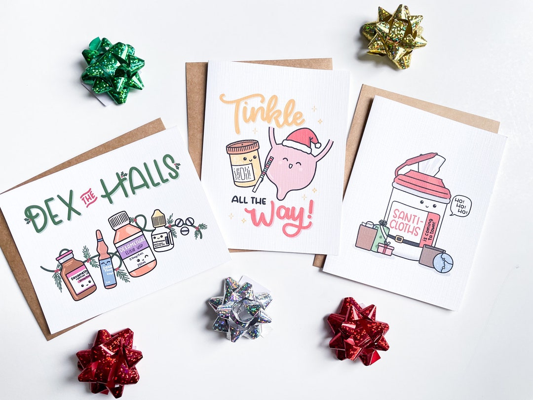 Holiday Card Bundle - Medical Cards, Holiday Cards for Doctor, Nurse ...