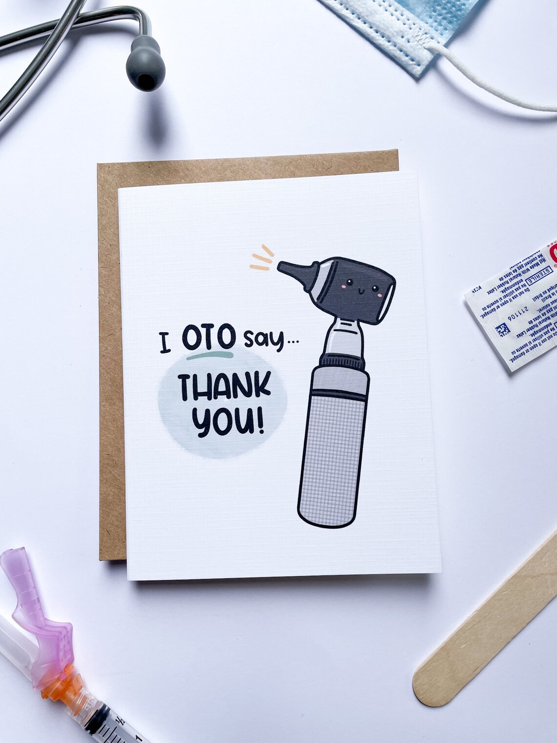 I OTO Say Thank You Thank You Card Otolaryngology ENT - Etsy