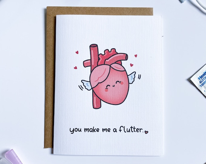 You Make Me A Flutter - Etsy