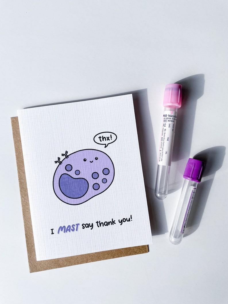 I MAST Say Thank You Thank You Card Doctor Pathologist - Etsy