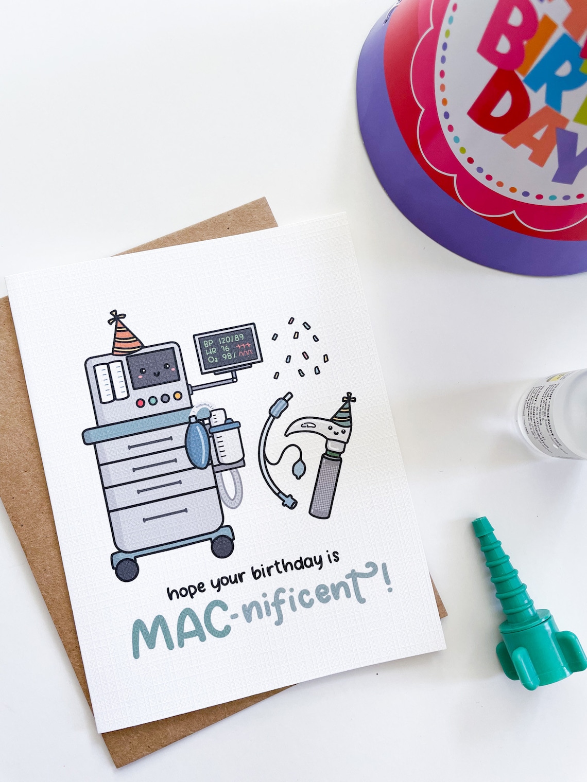 Mac-nificient - Birthday, Just Because Card for Anesthsiologist ...