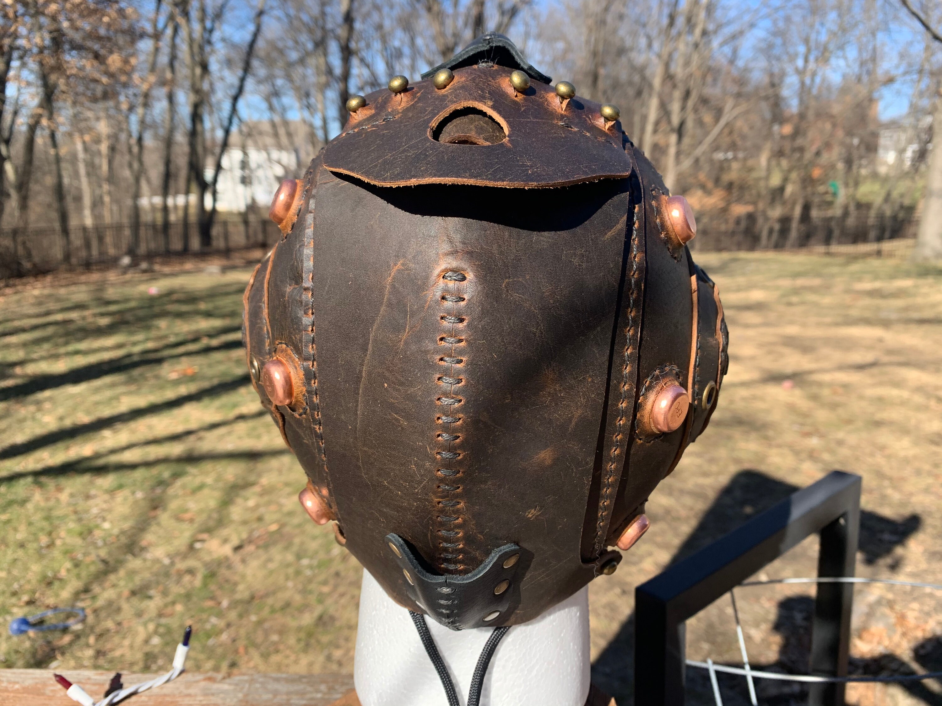 Leather Steampunk Mask - Etsy