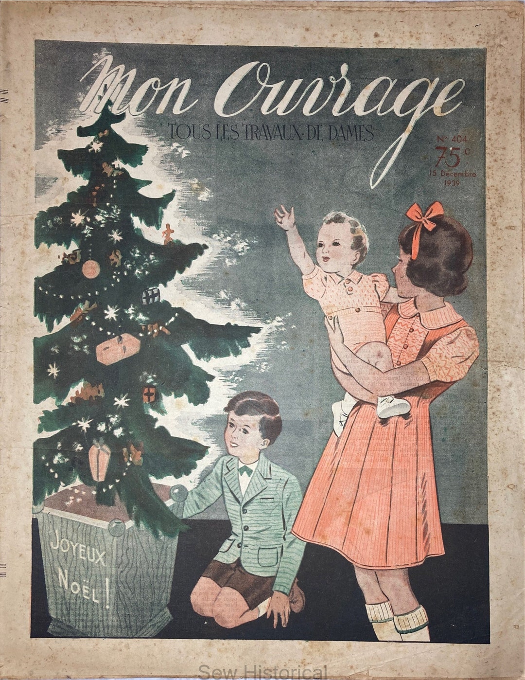 Mon Ouvrage - December 15, 1939 - PDF - Etsy