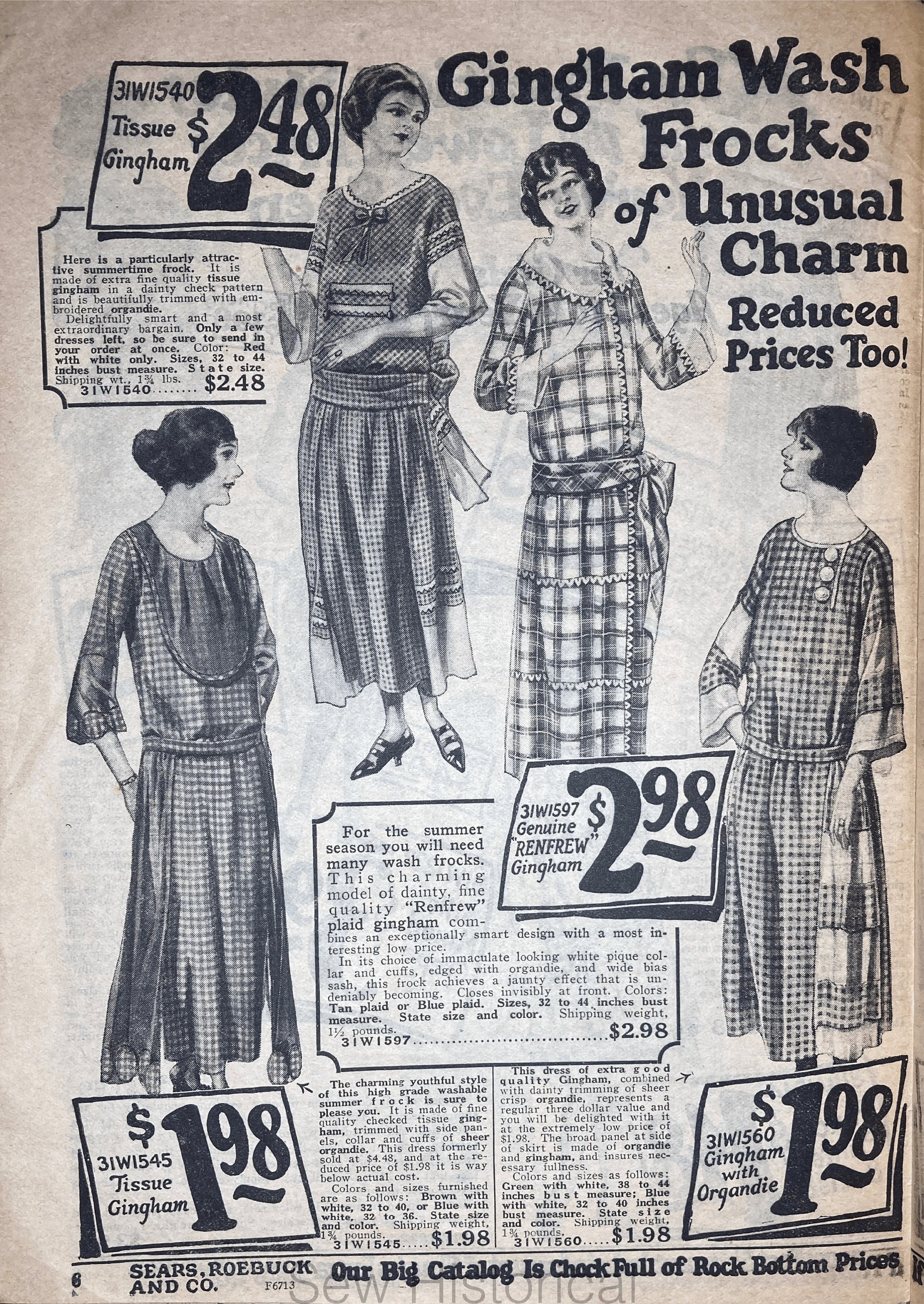 Sears Roebuck Bargain Counter Catalogue Early 1920s PDF - Etsy