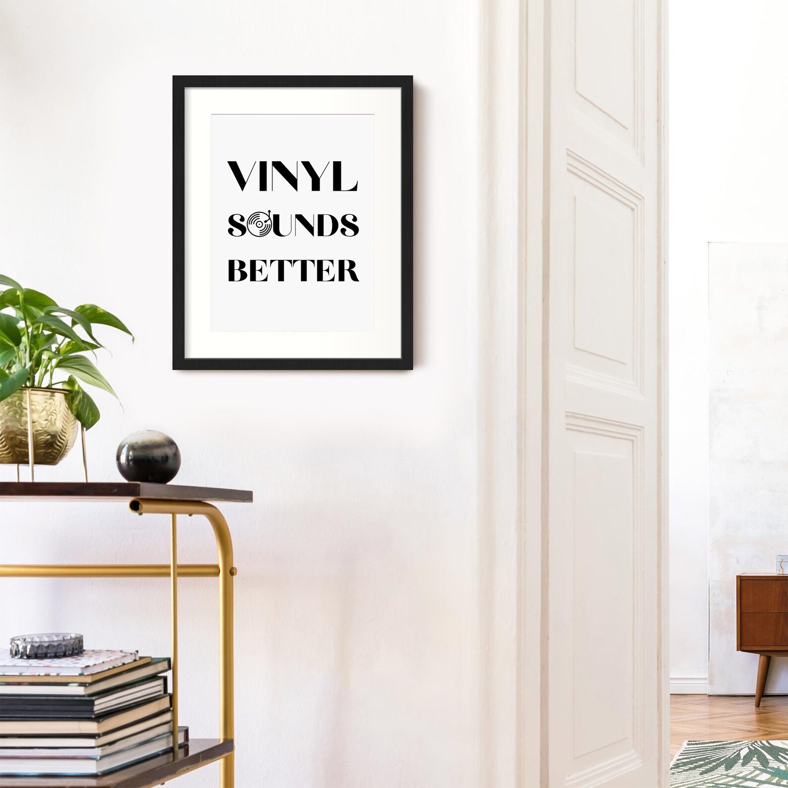 Vinyl Record Art Quote Print Vinyl Sounds Better Vinyl Record Print ...