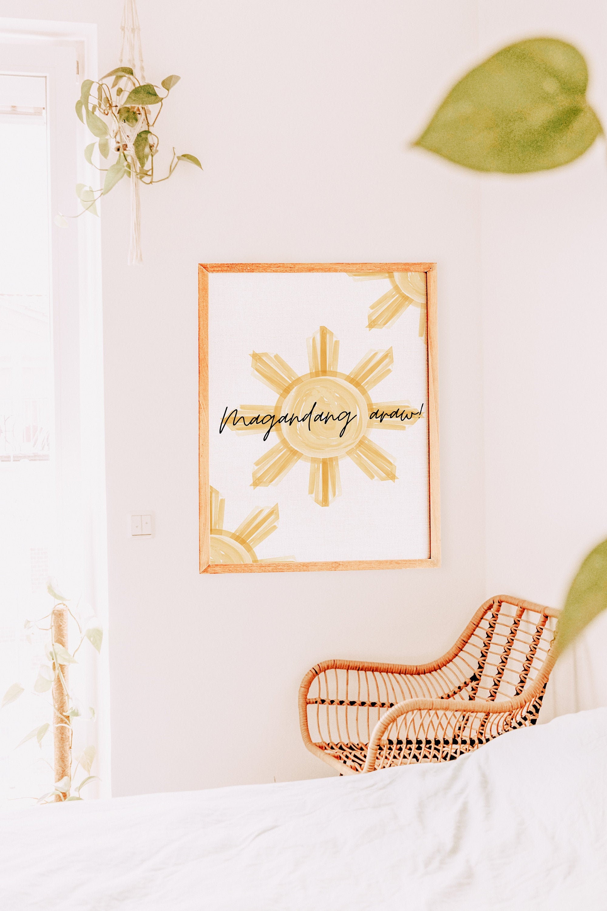 Magandang Araw Filipino Phrase Quote Print | Printable Quote Art ...