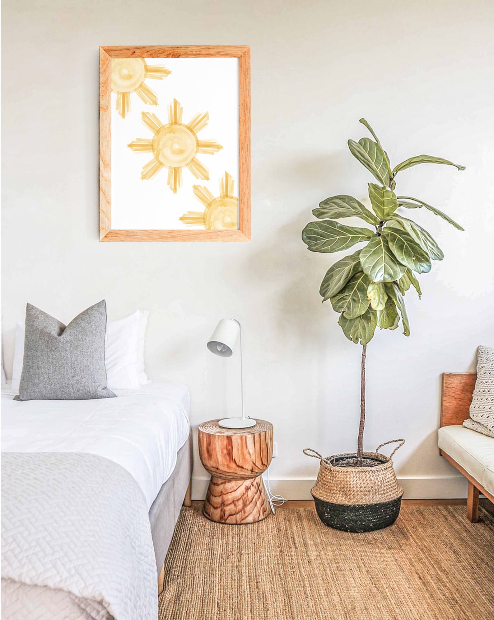 Philippine Sun Boho Art Print | Watercolor Printable Art | Filipino Art ...