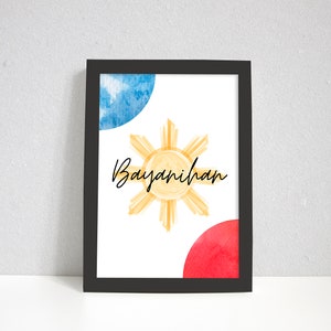 Bayanihan Filipino Phrase Quote Print | Printable Quote Art | Filipino ...