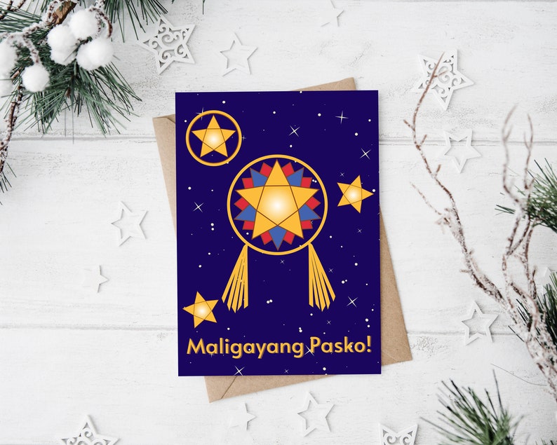 Printable Maligayang Pasko Christmas Card | Filipino Holiday Card ...