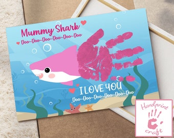 Baby Shark Handprint Art - Etsy