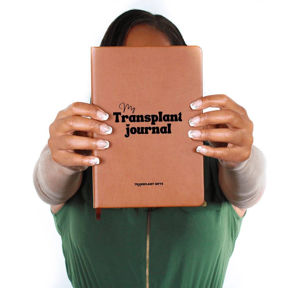 My Transplant Journal Leather Diary & Planner Notebook for Transplant ...