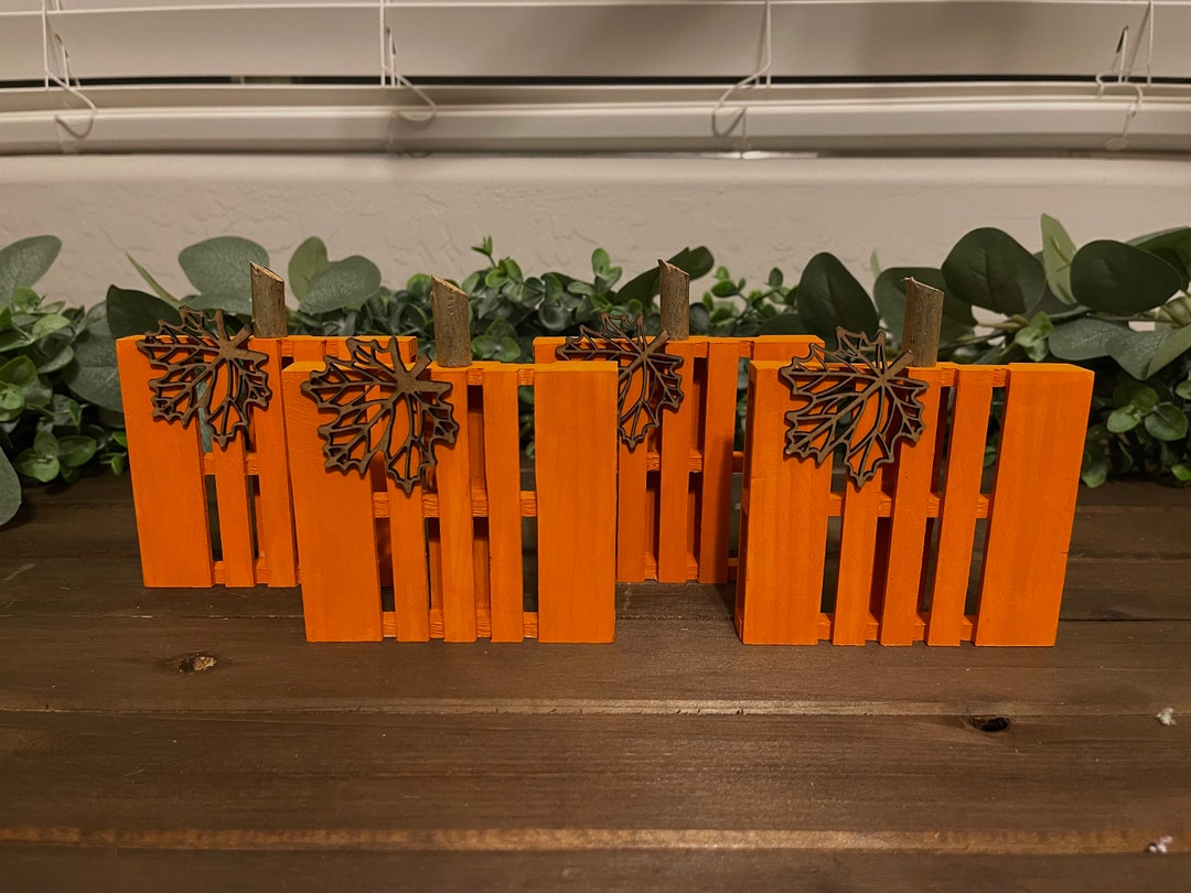 Wooden Pumpkins, Pallet Pumpkins, Rustic Pumpkins, Fall Tiered Tray ...