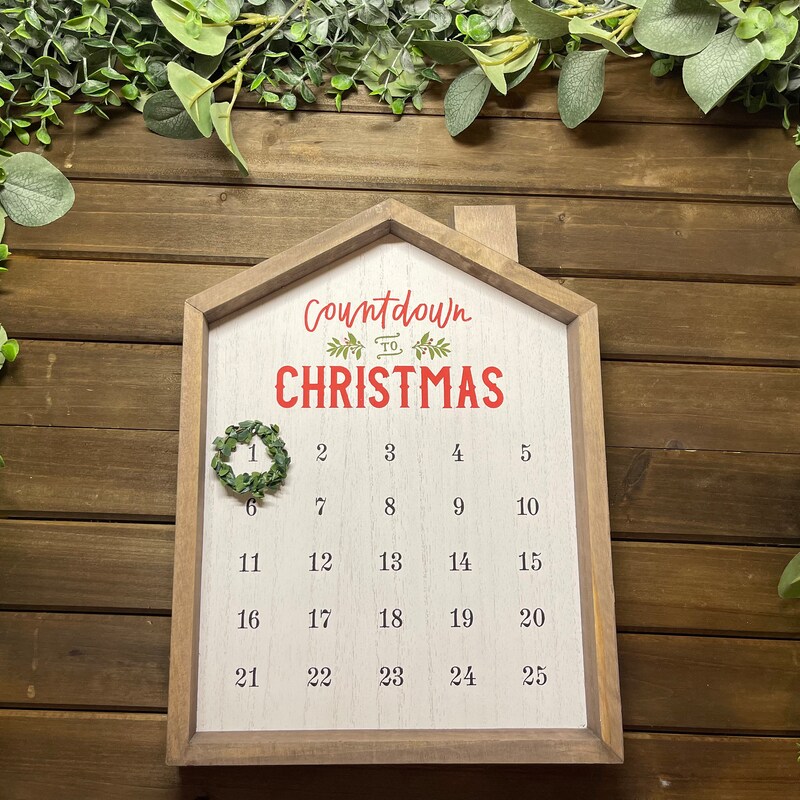 Christmas Countdown Calendar - Etsy