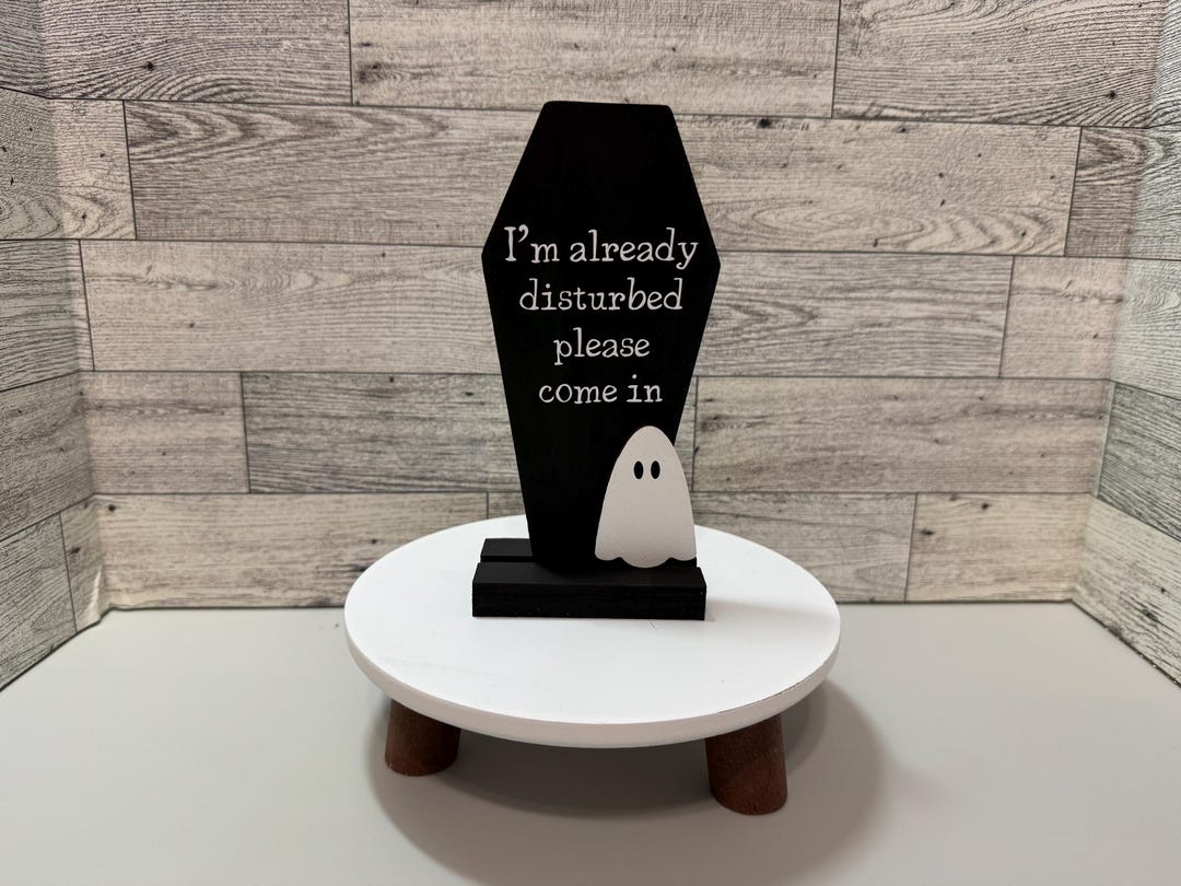 Mini Coffin, Coffin for Tiered Tray, Halloween Decor, Halloween Tiered ...