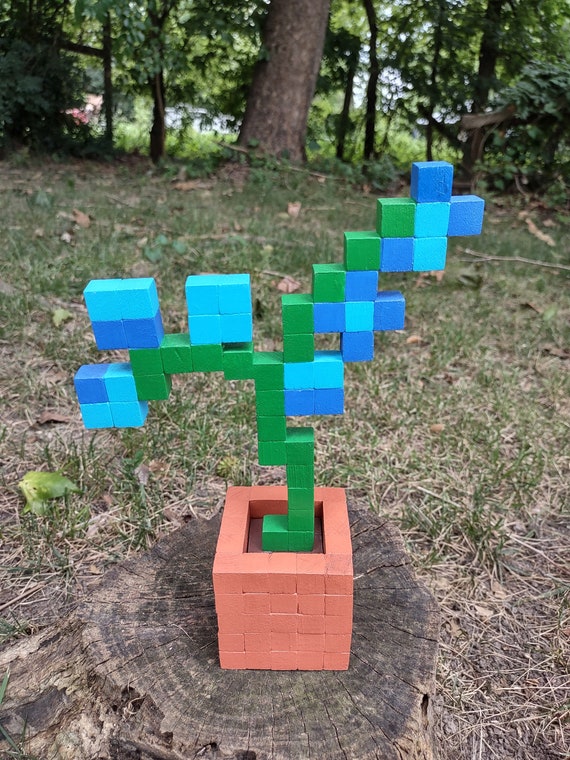 Minecraft Flower Pot Garden minecraft-flower-pot-garden