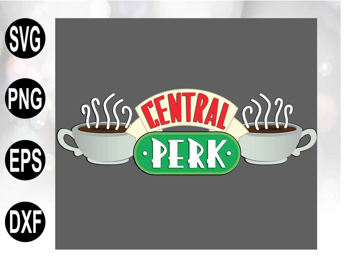 Central Perk svg Friends svg Friends tv show svg Vector | Etsy