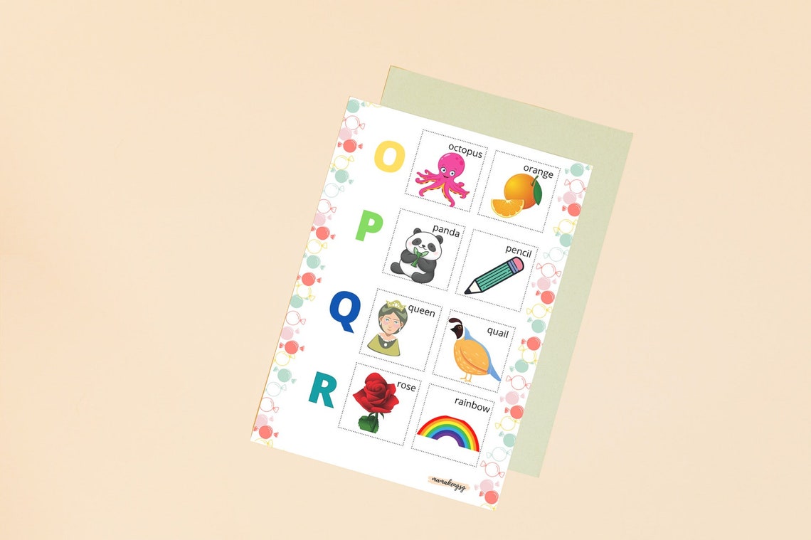 Beginning Sound Matching Activity, Phonics Sorting Game, Preschool ...