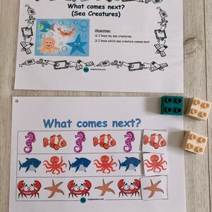 Preschool Patterns & Sequence Activity, Animals Matching Game ...