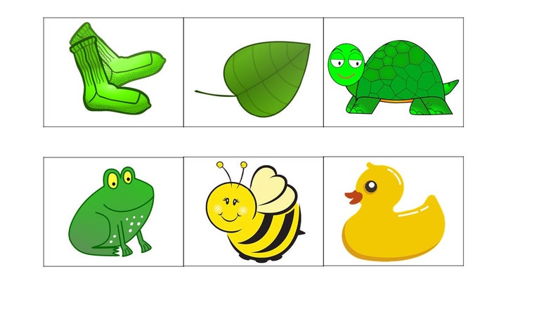 Colors Matching Activity, Sorting Game, Preschool Lessons, Printable ...