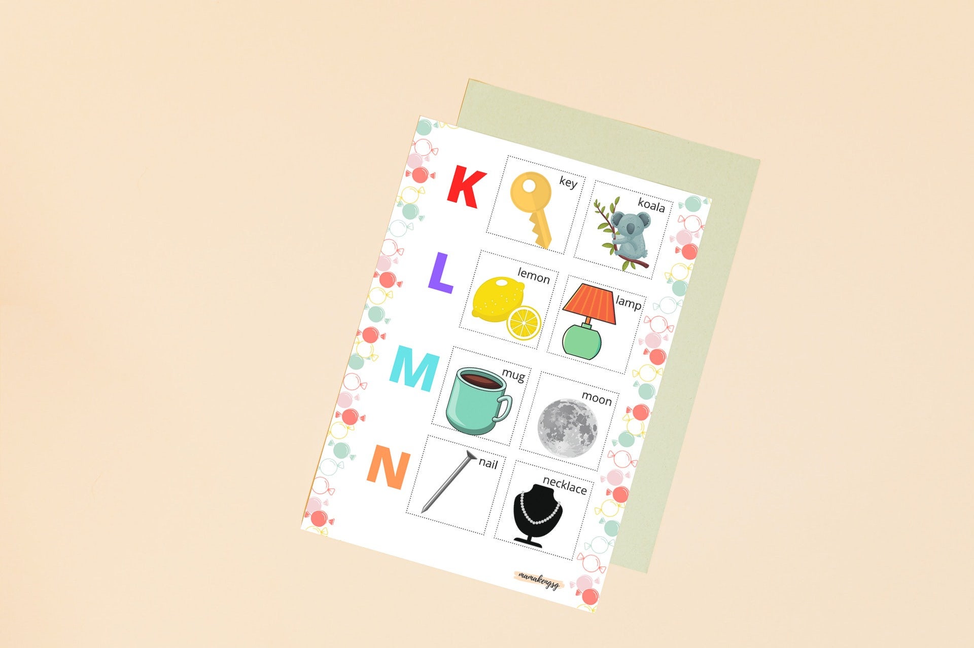 Beginning Sound Matching Activity, Phonics Sorting Game, Preschool ...