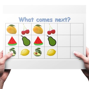 Fruits Sorting & Patterning Fun, Patterns Sequence, Colors Matching ...