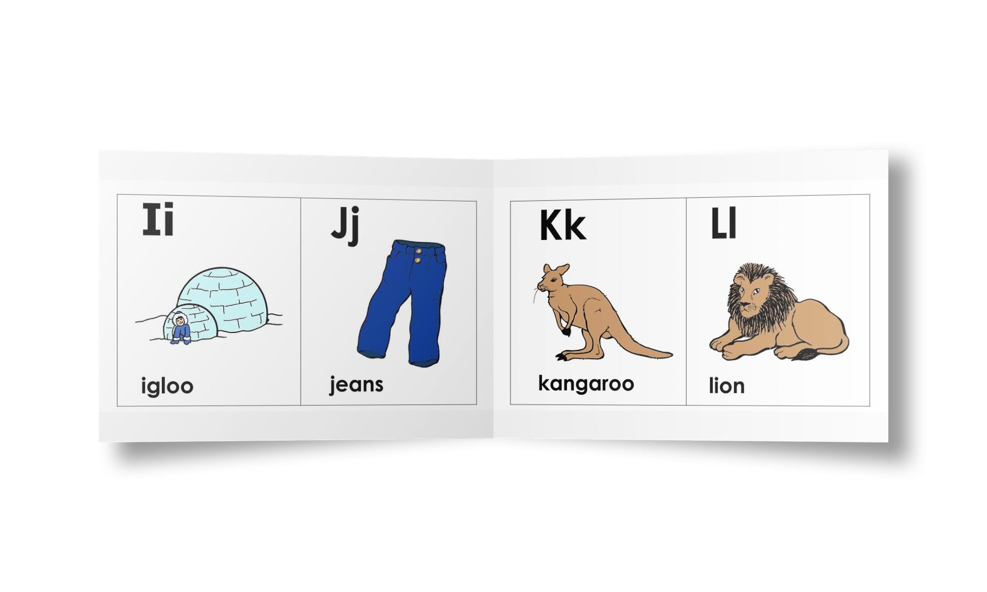 ABC Alphabet Flashcards, Beginning Sound Phonics, Preschool Lessons ...