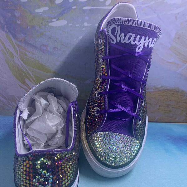 Bling Converse - Etsy