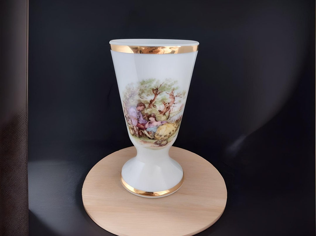 Porcelain Mug, Mazagran in Limoges Porcelain, 13.5 Cm High, Gallant ...