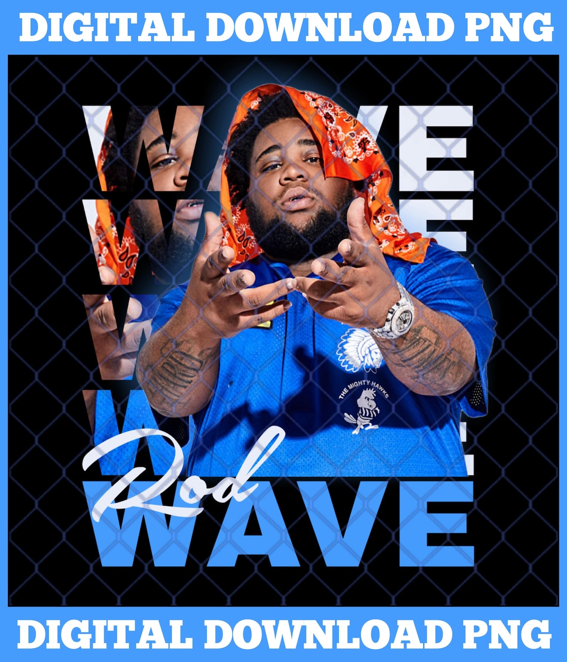 Rod Wave, Nostalgia Tour Rode Wave, Rod Wave PNG, Music Rap, Hip Hop - Etsy
