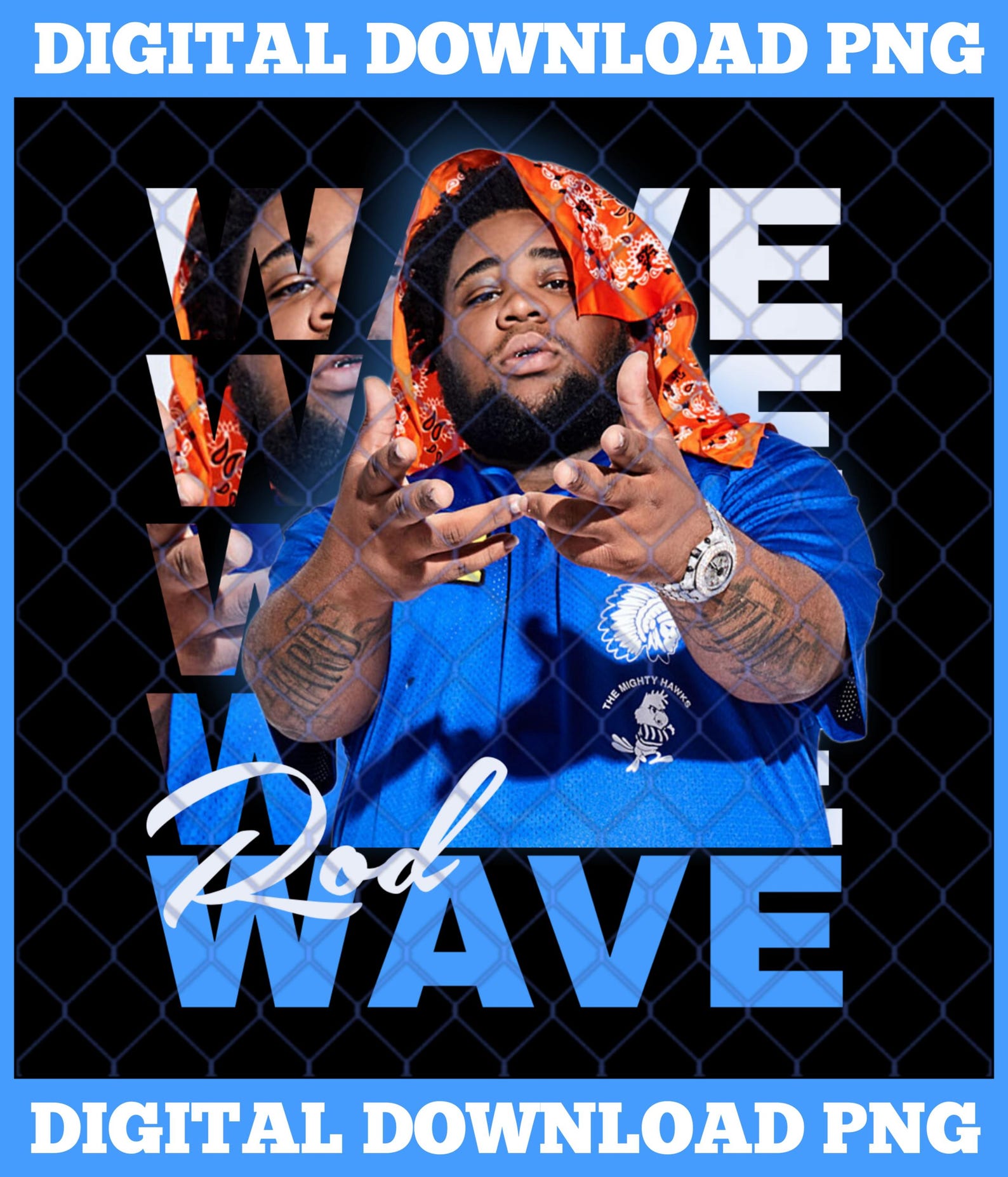Rod Wave, Nostalgia Tour Rode Wave, Rod Wave PNG, Music Rap, Hip Hop - Etsy