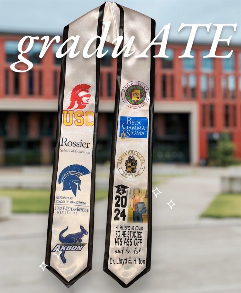 Graduation Stole/sash - Etsy