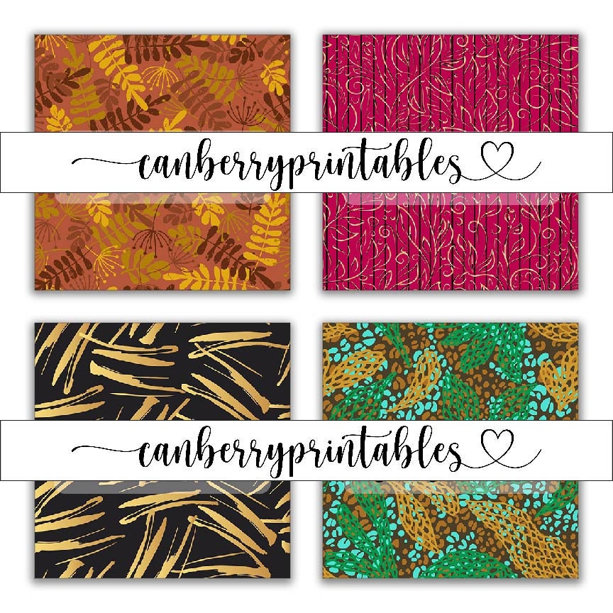 Bold Digital Paper, Modern Digital Paper, Abstract Seamless Patterns ...