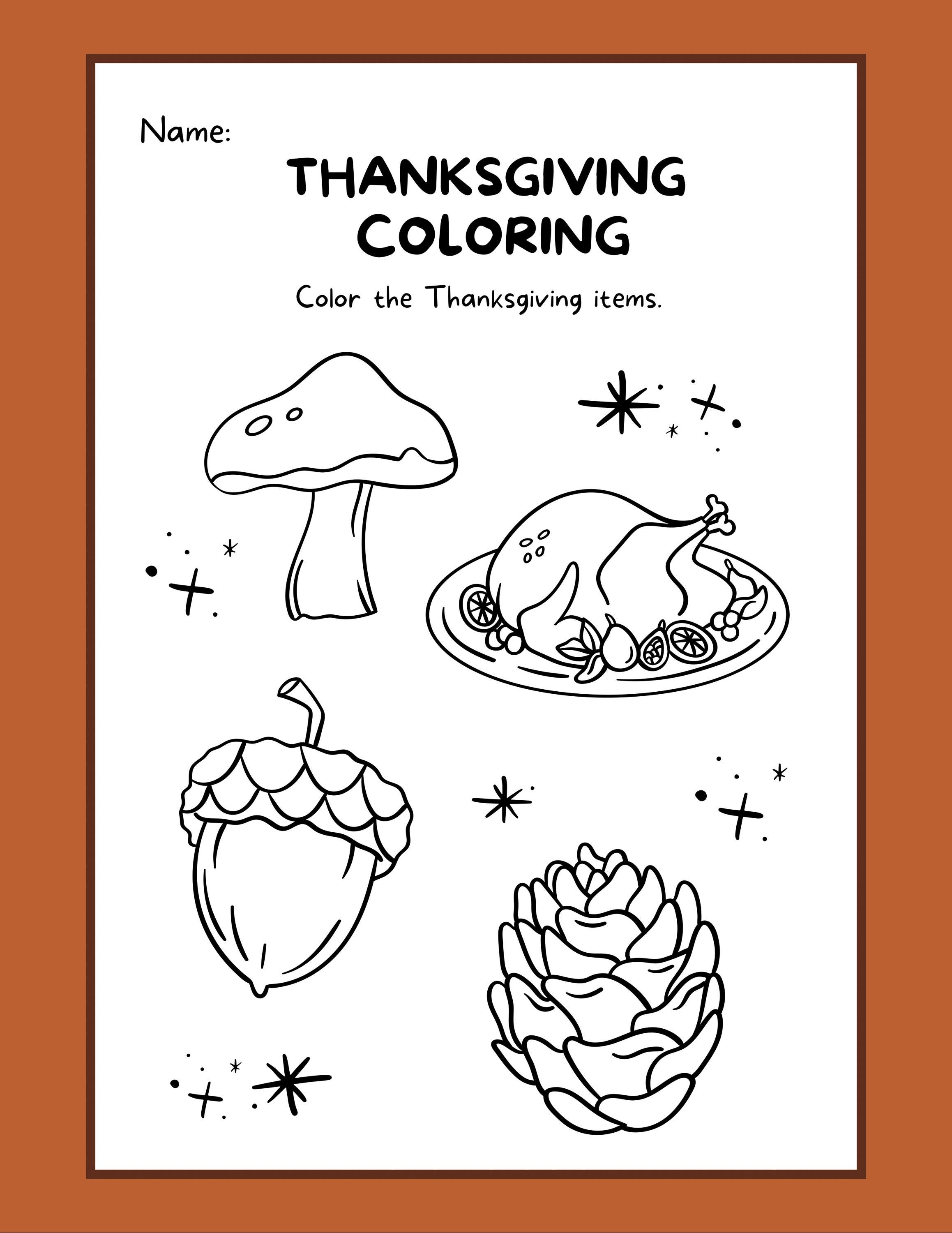 5 Autumn Coloring Pages for Adults and Kids - Fall Season, Holiday ...