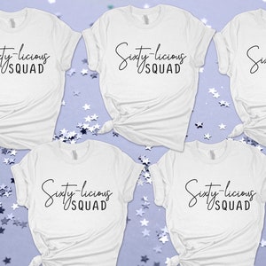 Hello Sixty Shirt, Birthday Group Shirts, Birthday Crew, Birthday Squad ...