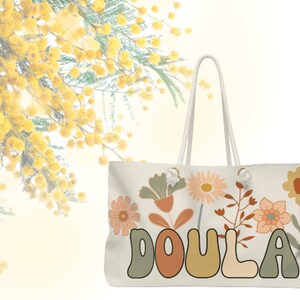Doula Birth Bag, Doula Canvas Tote Bag, Postpartum Doula Gift Bag ...