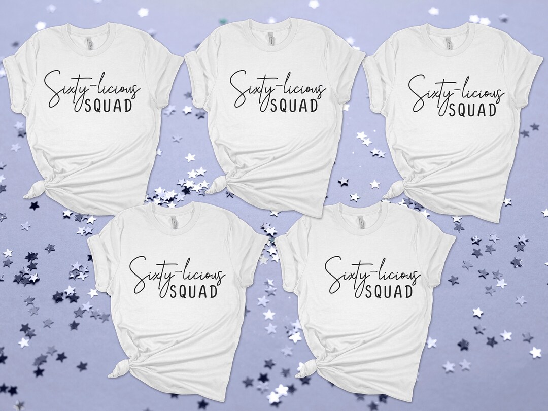 Hello Sixty Shirt, Birthday Group Shirts, Birthday Crew, Birthday Squad ...