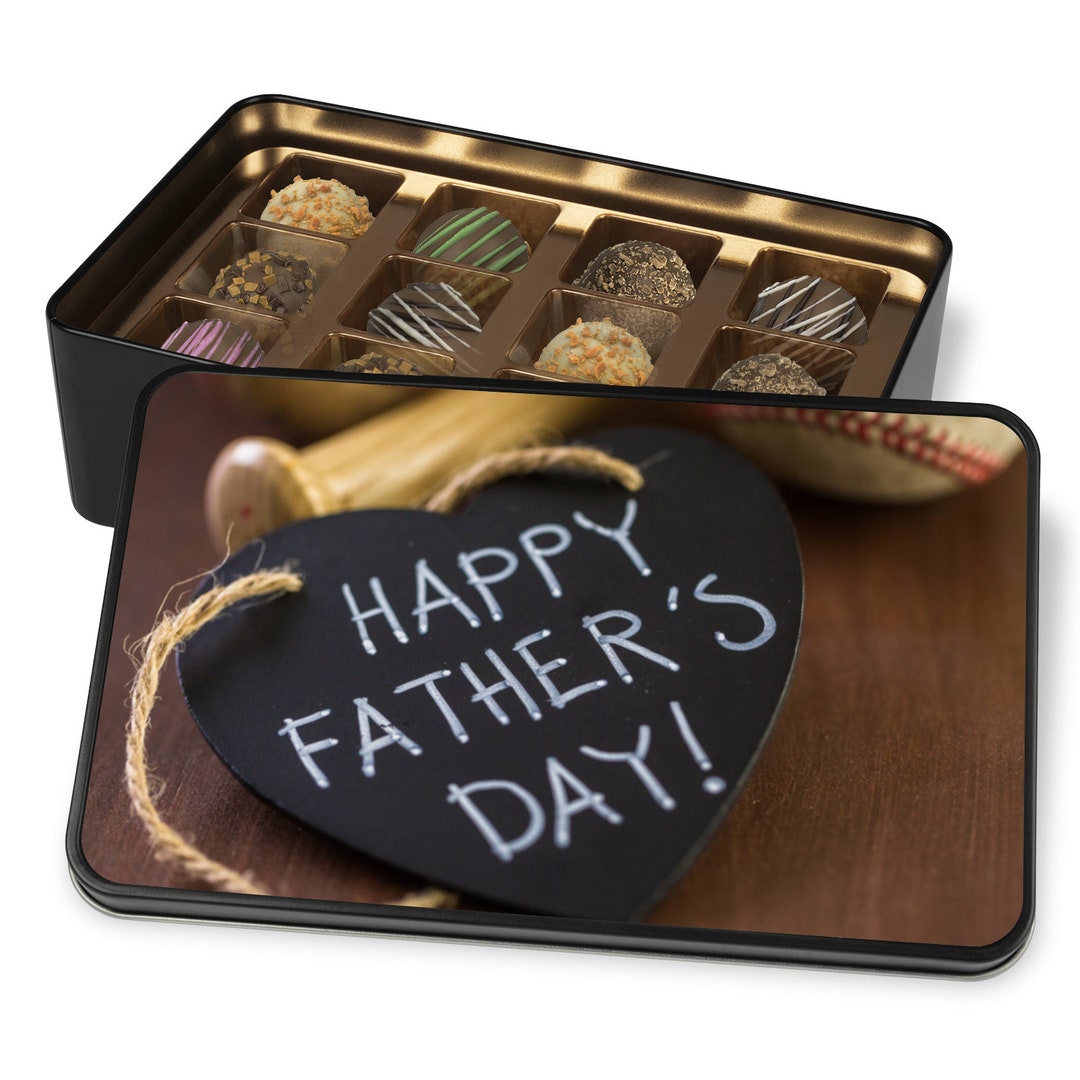 Fathers Day Gift Custom Chocolate Truffle Gift - Chocolate Gift Box for ...