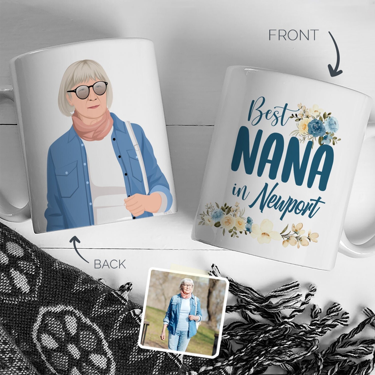 Personalized Nana Mug - Etsy