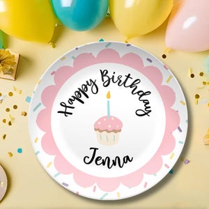 Personalized Birthday Plate - Celebration Cake Plate - Smash Cake Plate ...